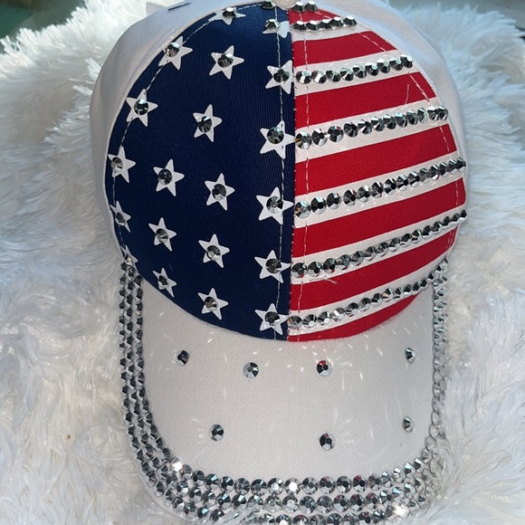 Dastash | Accessories | New Bling American Flag Independence Rhinestone ...